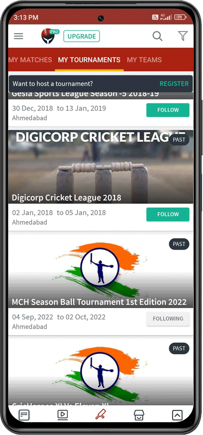 Cricket Live Stream Score Ticker Overlay Templates - CricHeroes